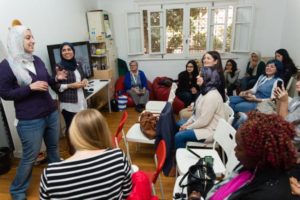 Reham Nasser, Eman Mousheir Ezzat, Rekha Pai Kamath and Yousra Anwar ...